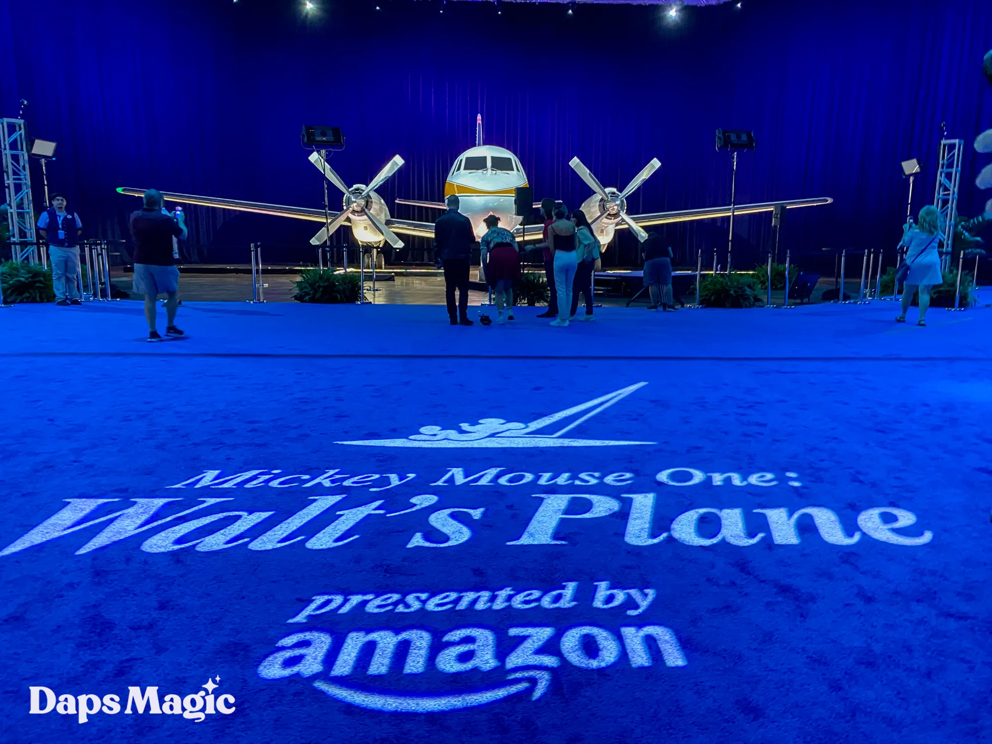 Mickey Mouse One: Walt’s Plane Arrives at D23 Expo ~ Daps Magic