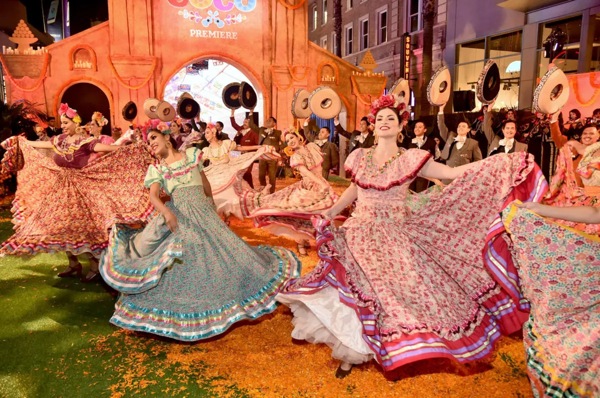 Hollywood Lays Out a Marigold Carpet for Disney-Pixar Coco Premiere