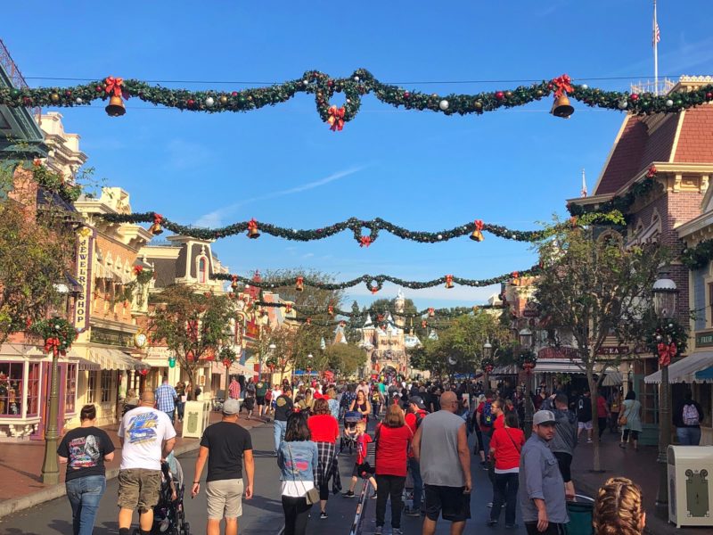Garland Returns to Main Street USA at Disneyland for the Holidays