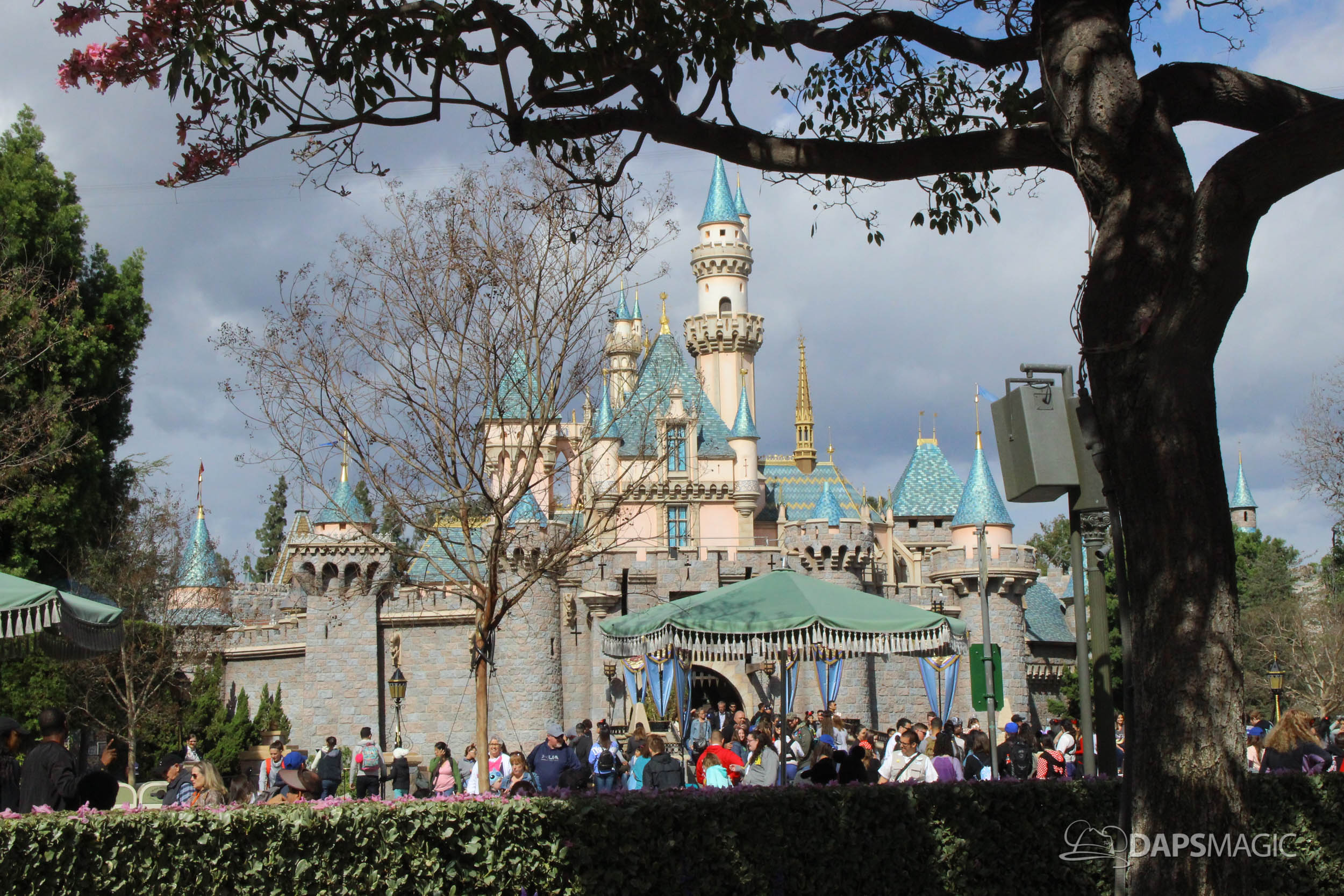 Walls Come Down Around Disneyland’s Hub as Spring Arrives ~ Daps Magic