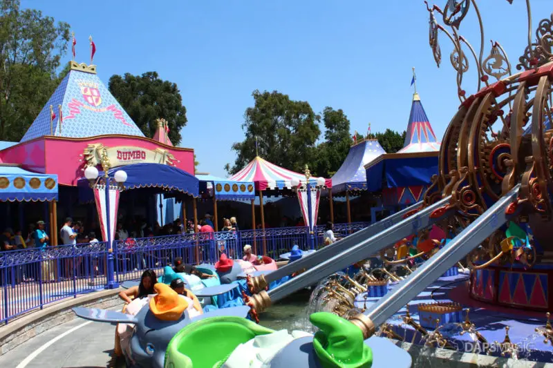 Dumbo Reopens at Disneyland Resort with New Queue!