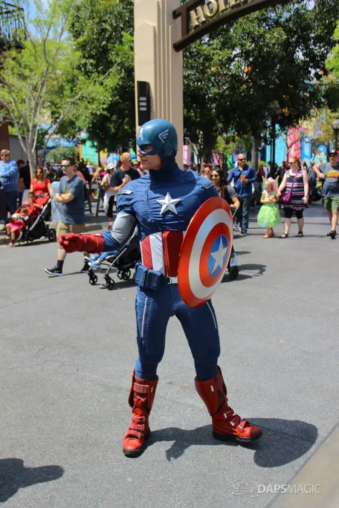 Captain America Arrives On New Ride to New Photo Location at Disney ...