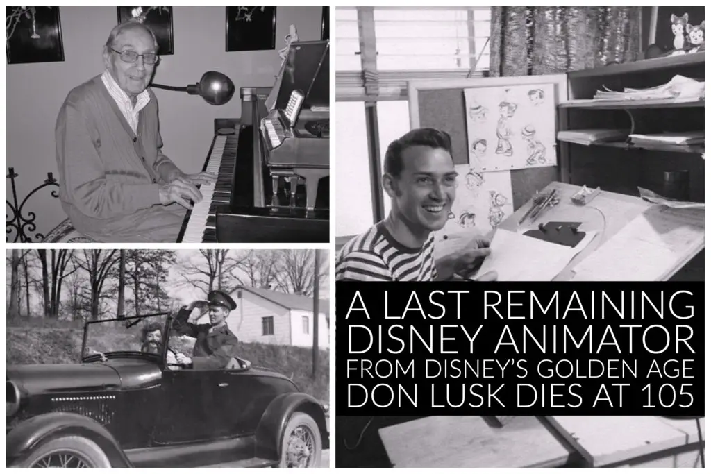 A Last Remaining Disney Animator from Disney's Golden Age Don Lusk Dies ...