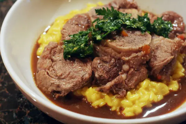 Osso Bucco with Saffron Risotto - GEEK EATS Disney Cruise Line Recipe