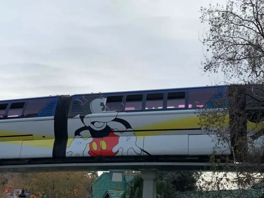 Monorail Blue Debuts New Mickey Mouse Look at the Disneyland Resort