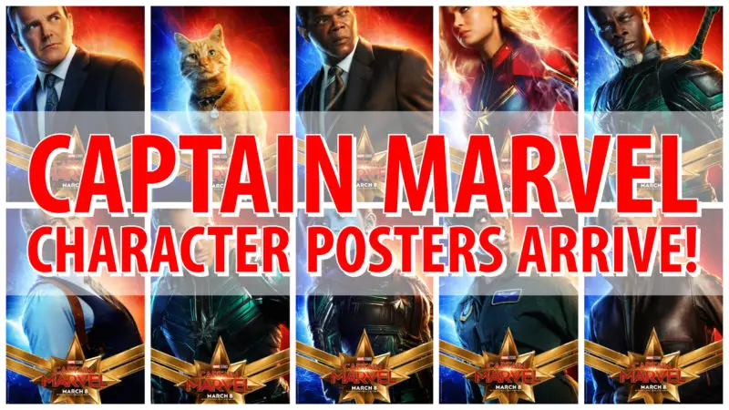 Check Out New Captain Marvel Character Posters Ahead of Arriving in ...