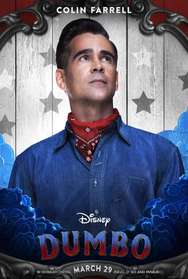 Disney Releases Live-Action Dumbo Character Posters!