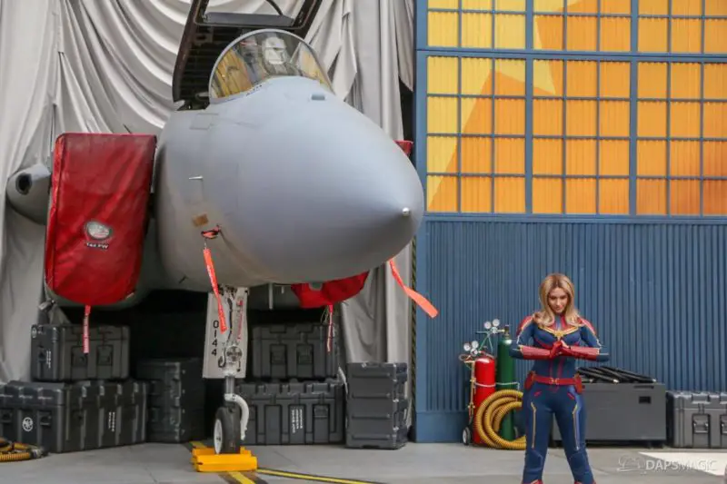 Captain Marvel Jets to New Photo Location at Disney California Adventure!