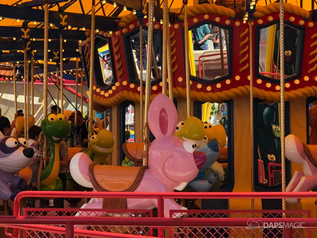Jessie's Critter Carousel Soft Opens for Pixar Pier Guests at Disney ...