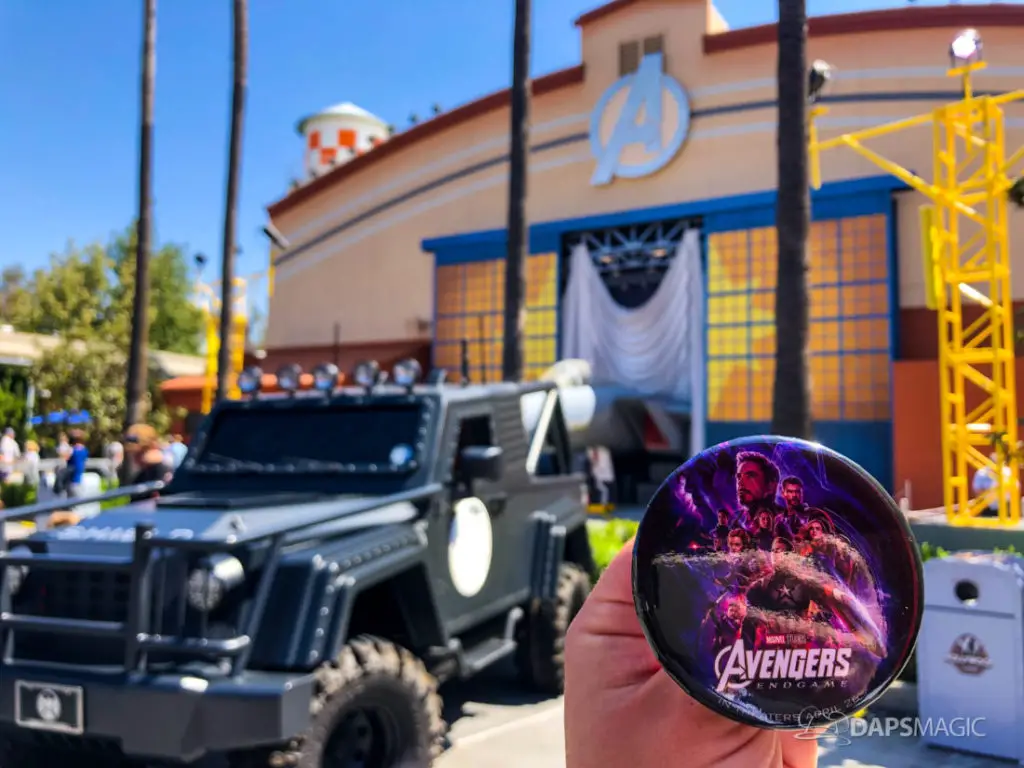 Avengers Assemble Around Captain Marvel in Disney California Adventure ...