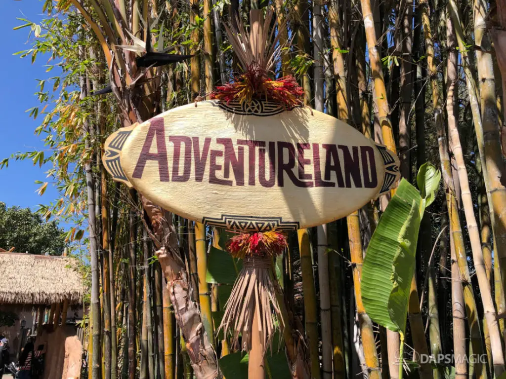 New Sign Appears at Adventureland Entrance at Disneyland as Part of ...