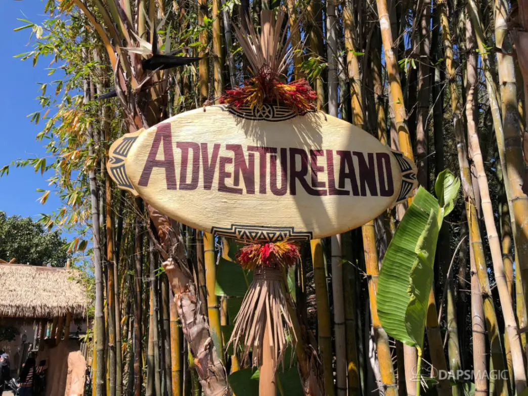 New Sign Appears at Adventureland Entrance at Disneyland as Part of ...