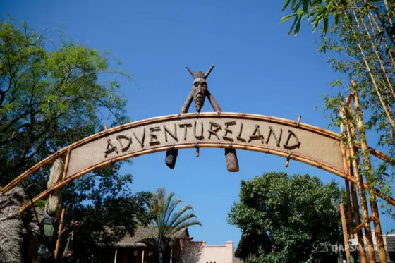 New Adventureland Sign Takes Shape Ahead of Star Wars: Galaxy's Edge ...