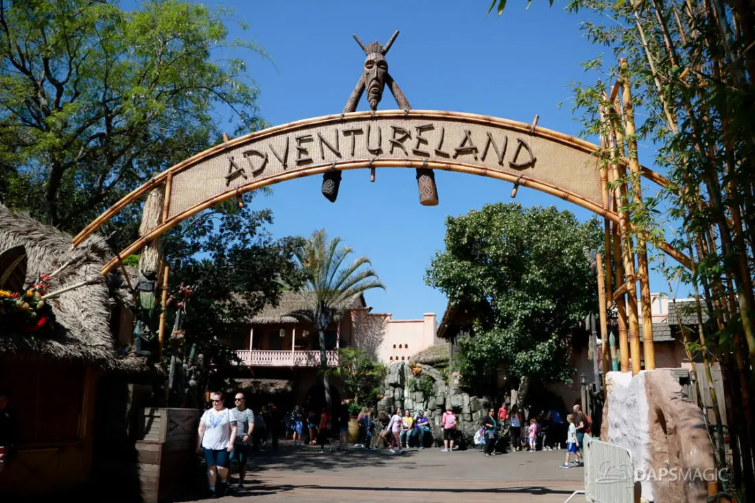New Adventureland Sign Takes Shape Ahead of Star Wars: Galaxy's Edge ...