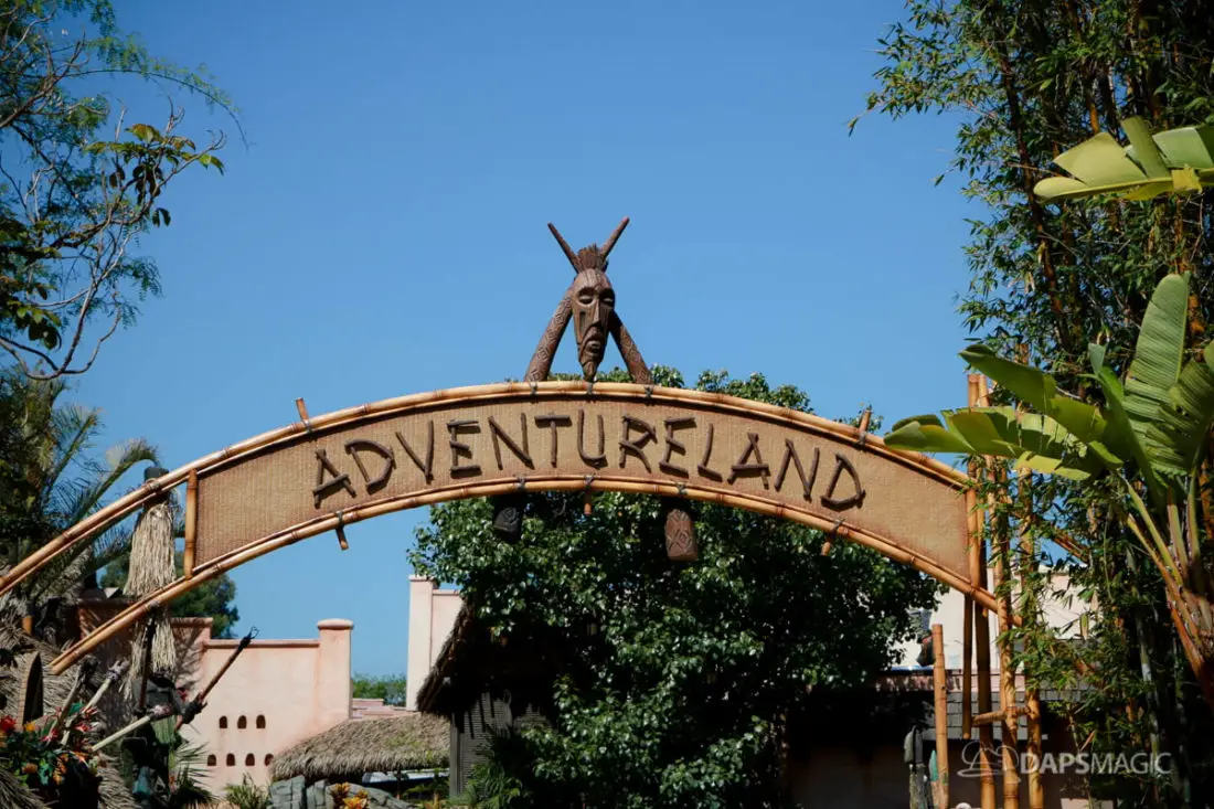 New Adventureland Sign Takes Shape Ahead of Star Wars: Galaxy's Edge ...