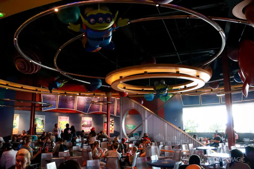 Renovated Alien Pizza Planet Reopens in Tomorrowland at the Disneyland ...