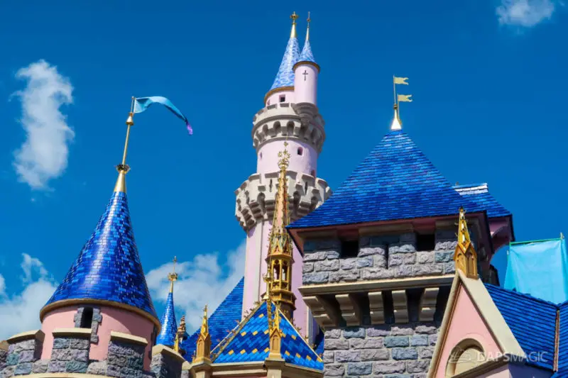 New Castle Color Scheme Revealed at Disneyland Resort Ahead of Star ...