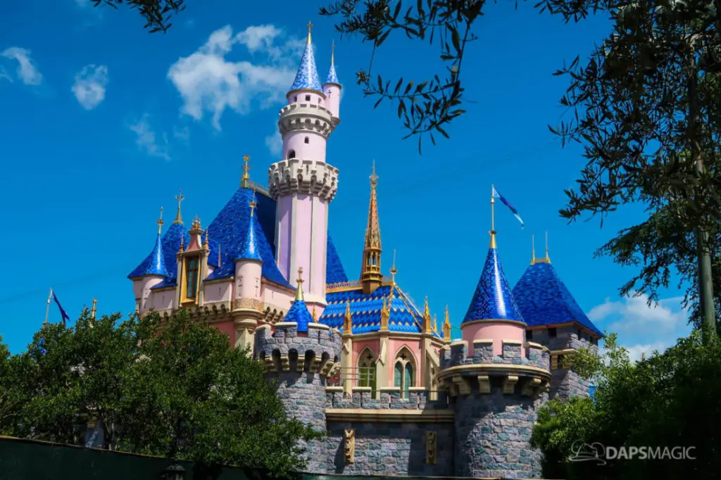 Sleeping Beauty Castle New Color Scheme – Disneyland Resort ~ Daps Magic