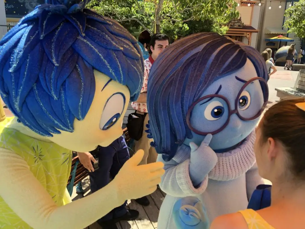Joy and Sadness Arrive on Pixar Pier as Inside Out Emotional Whirlwind ...