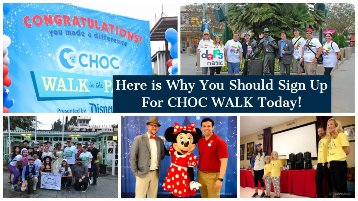 Here is Why You Should Sign Up For CHOC WALK Today!