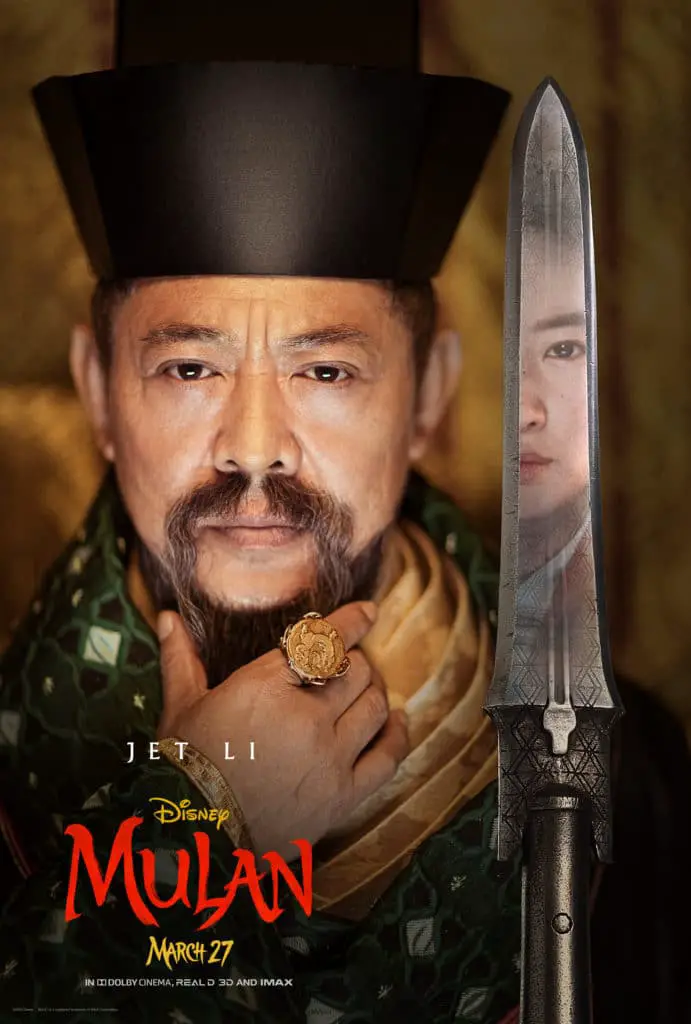 Character Posters for Disney's Live-Action Mulan Released