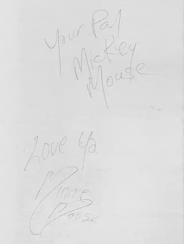 Mickey Mouse Signature