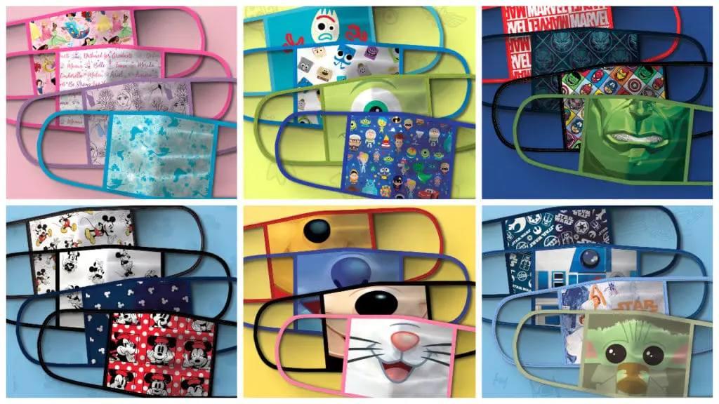Disney Introduces Line of Cloth Face Masks
