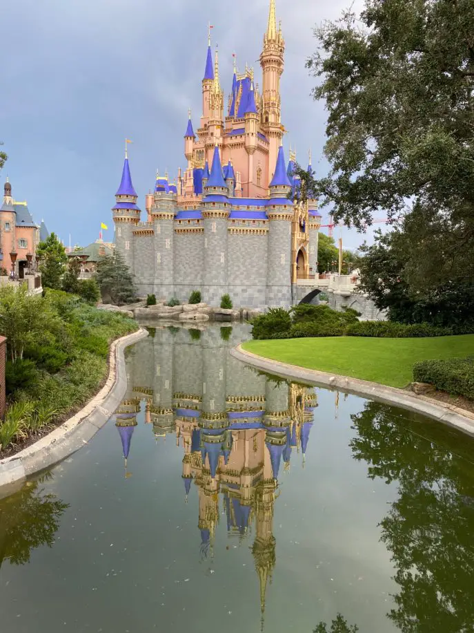 Cinderella Castle Moat Refilled at Magic Kingdom
