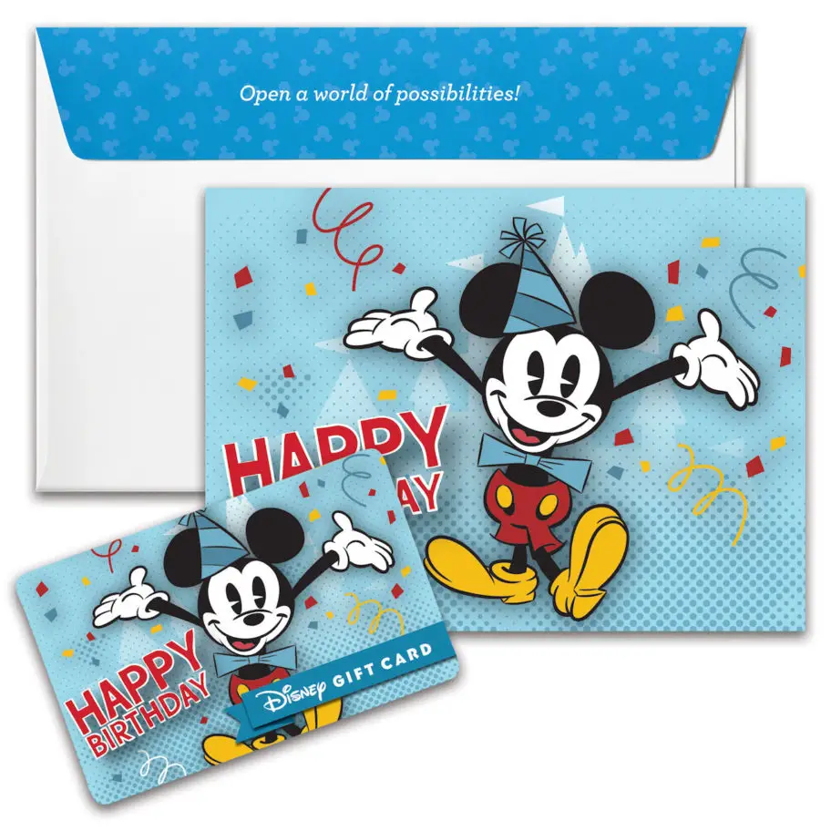 Disney Reveals New Gift Card Designs