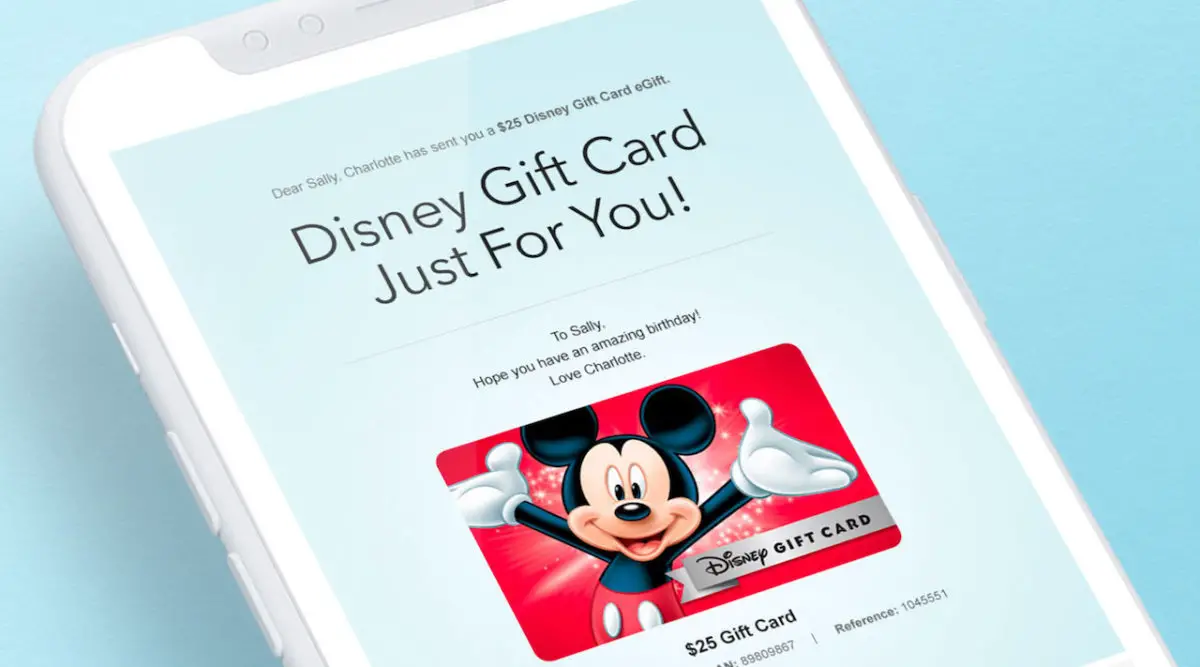 Disney Reveals New Gift Card Designs