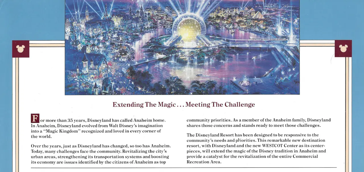 Introducing the Disneyland Resort! - 30 Years Ago at Disneyland