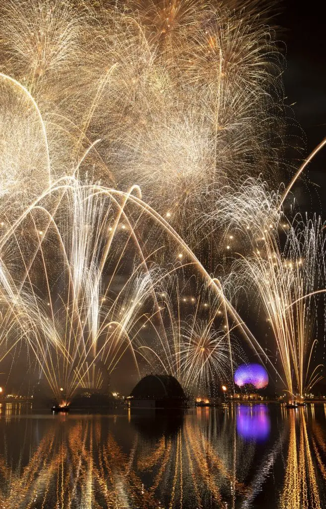 EPCOT Forever Lights Up The Night Over World Showcase Lagoon With ...