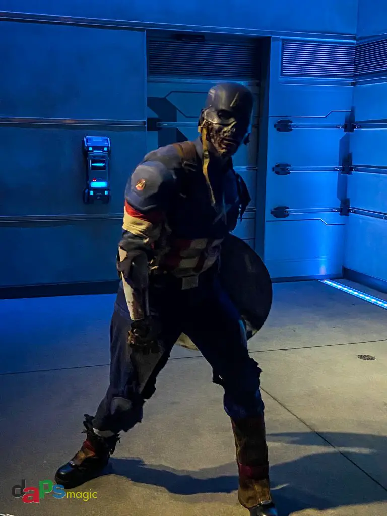 Zombie Captain America Thrills at Oogie Boogie Bash