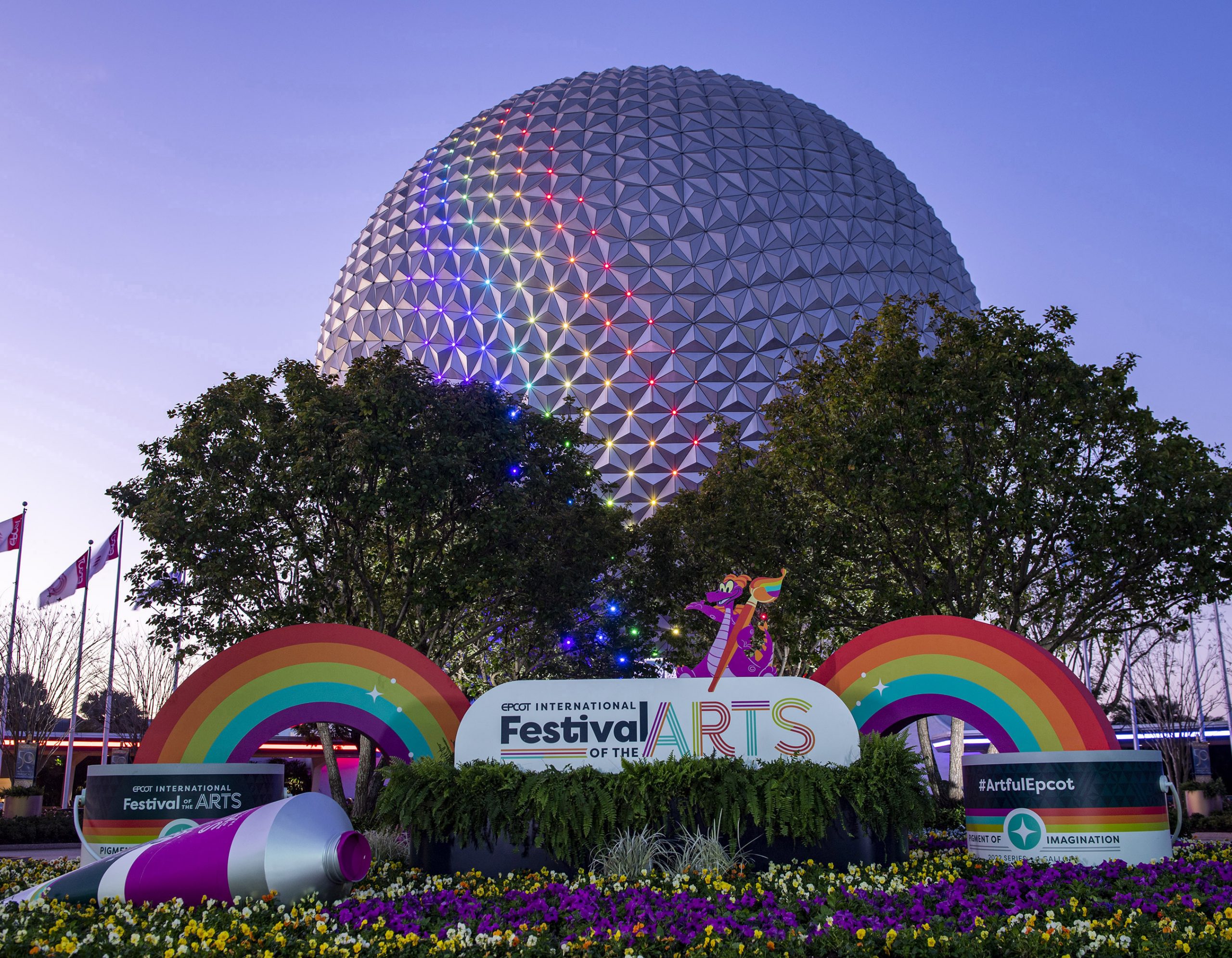Spaceship Earth Celebrates EPCOT International Festival of the Arts ...