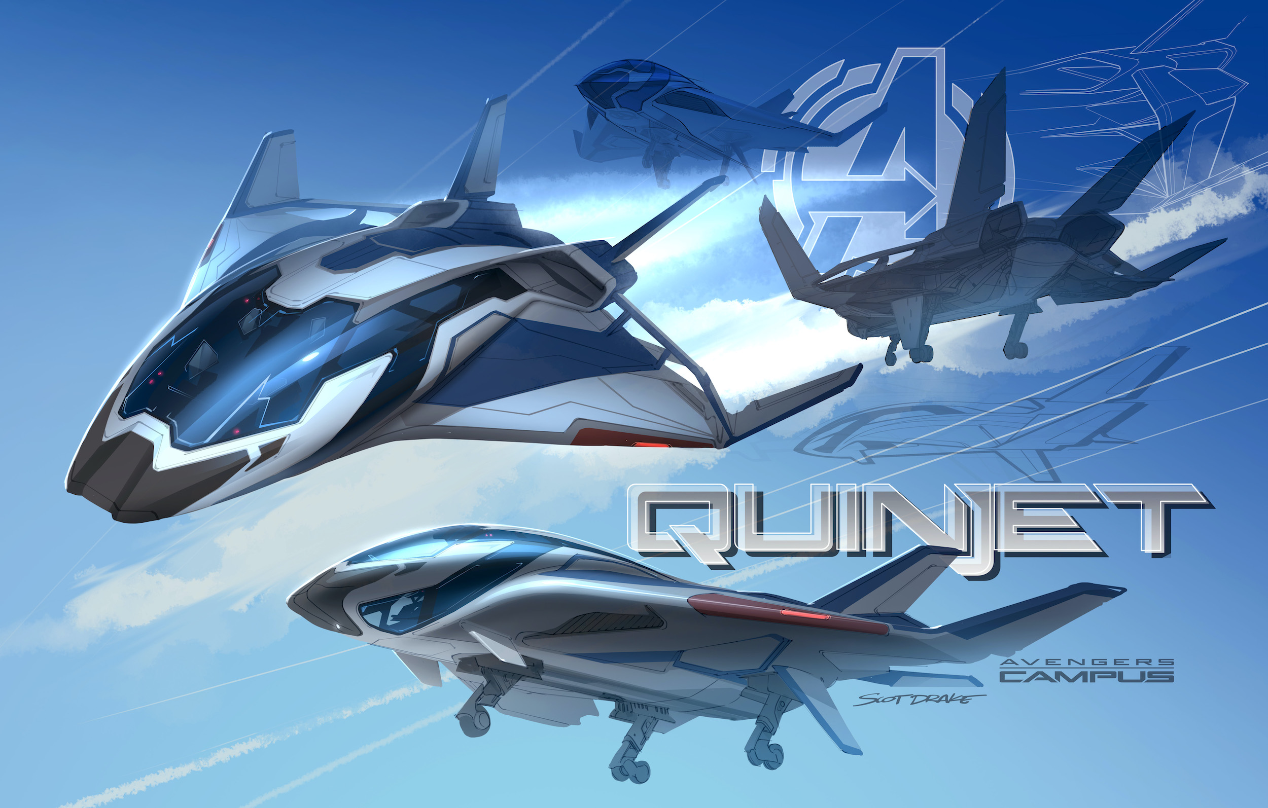 Quinjet Lands at Disneyland Paris Ahead of Avengers Campus Opening ...