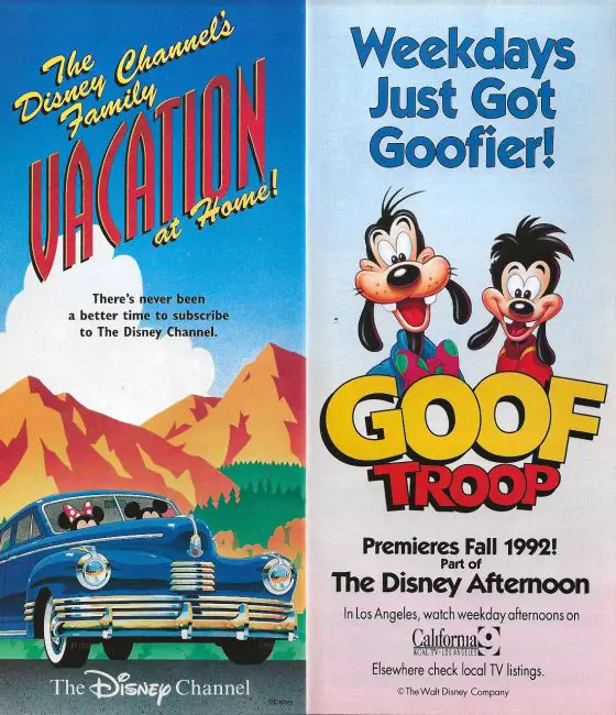 Souvenir Guide 1992 - 30 Years Ago at Disneyland