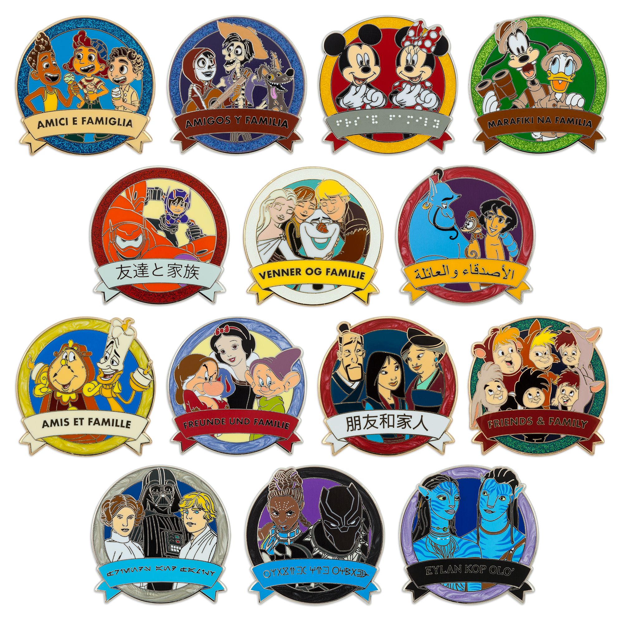 shopDisney Reveals Collection of ONE Family Pins for 2022