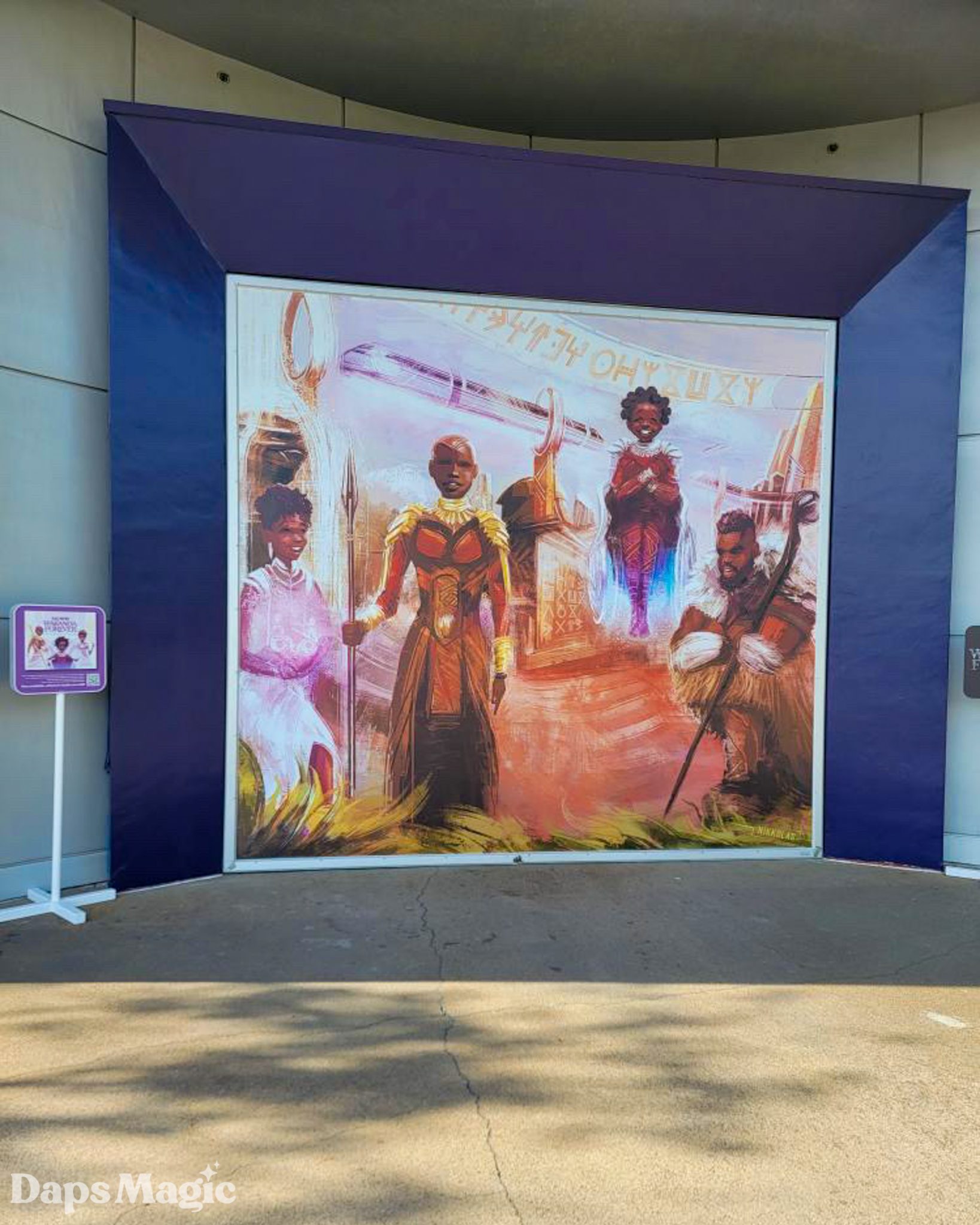 New Mural Arrives in Downtown Disney Ahead of Black Panther: Wakanda ...