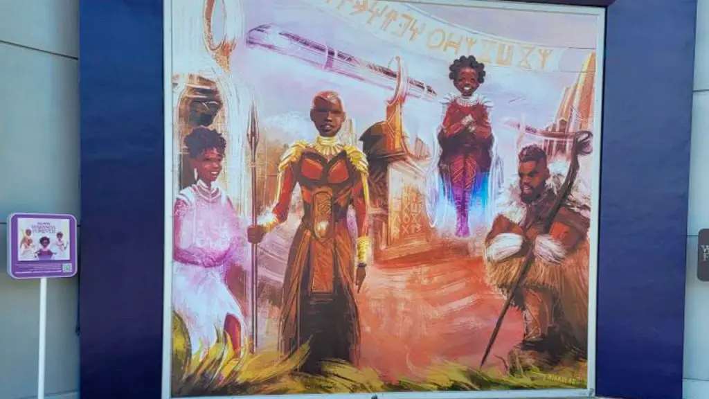 New Mural Arrives in Downtown Disney Ahead of Black Panther: Wakanda ...