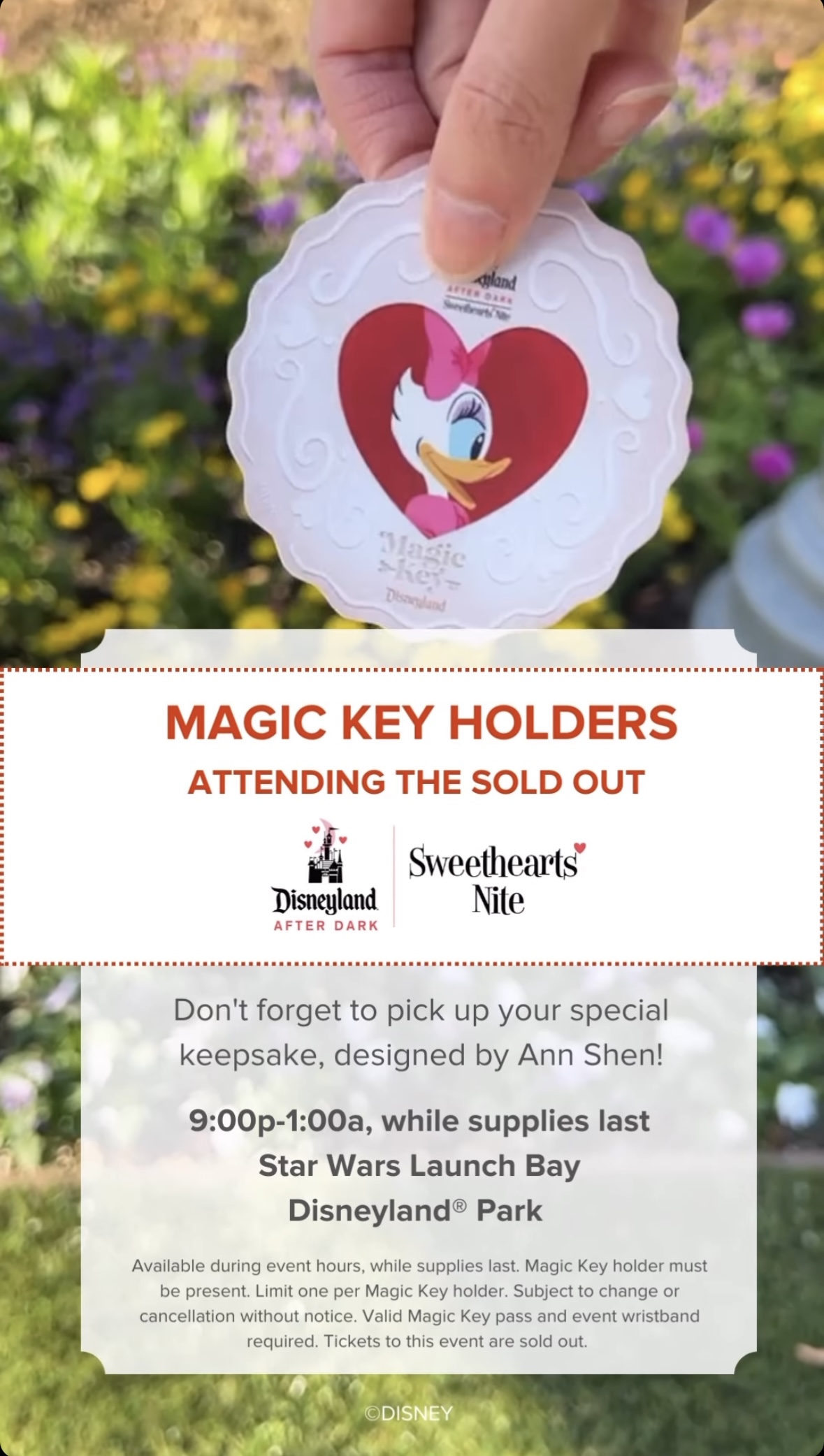 Special Keepsake Offered to Magic Key Holders Attending Disneyland ...