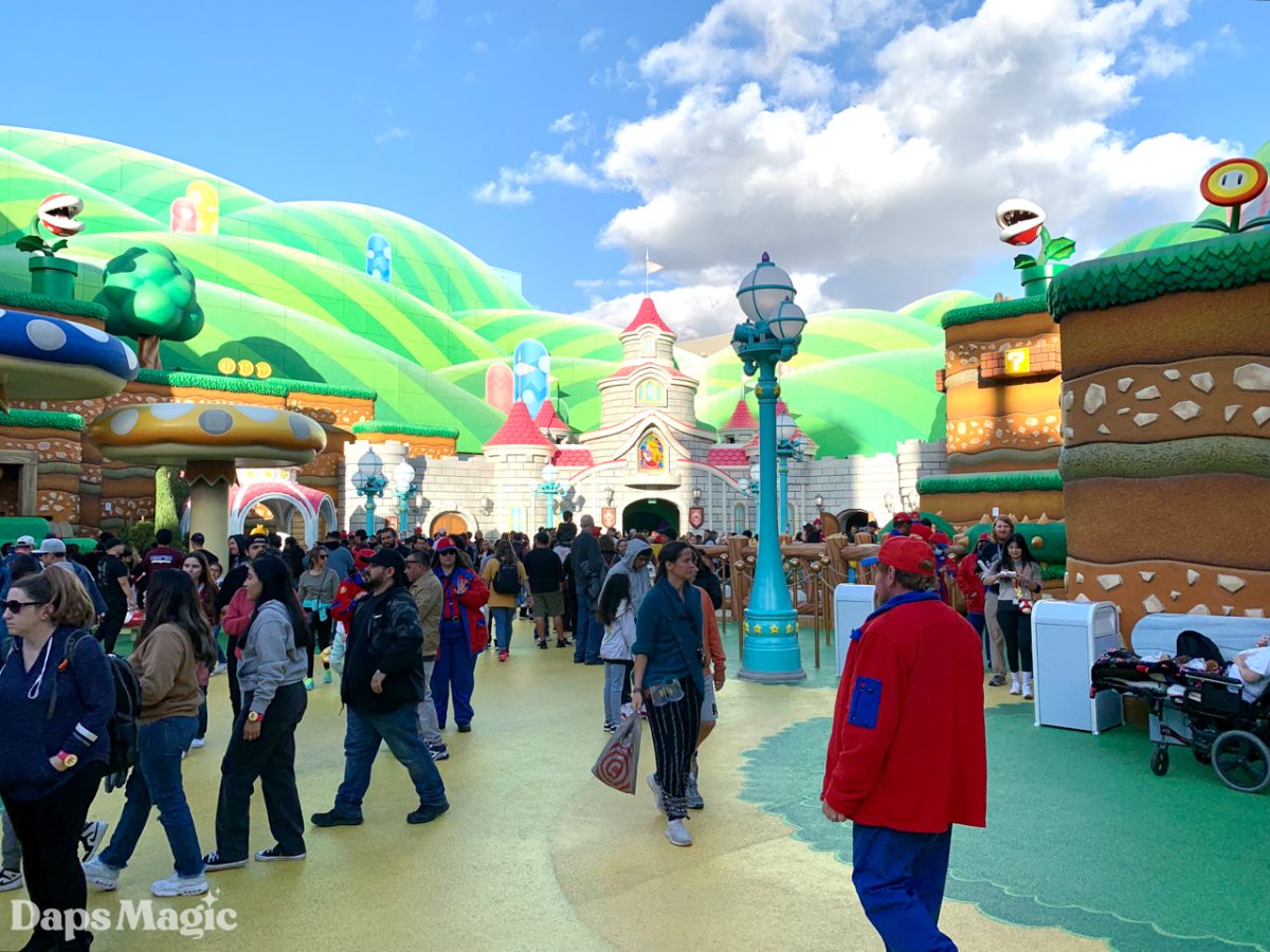 An Early Look at Super Nintendo World by Day and By Night