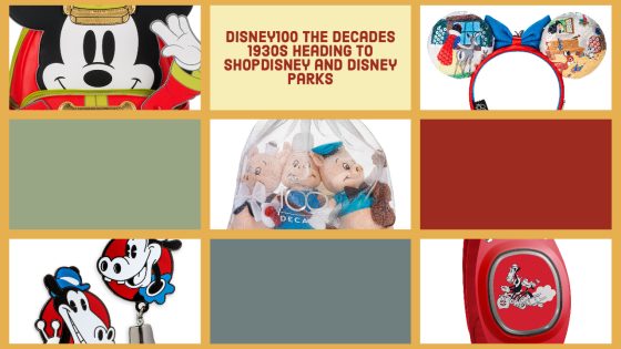Disney100 The Decades 1930s Heading to shopDisney and Disney Parks