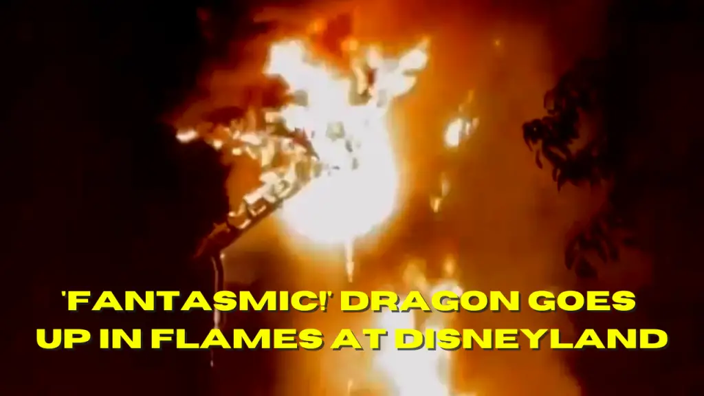 'Fantasmic!' Dragon Goes Up in Flames at Disneyland