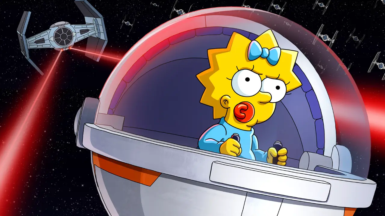 New Short From The Simpsons, "Maggie Simpson in ‘Rogue Not Quite One ...