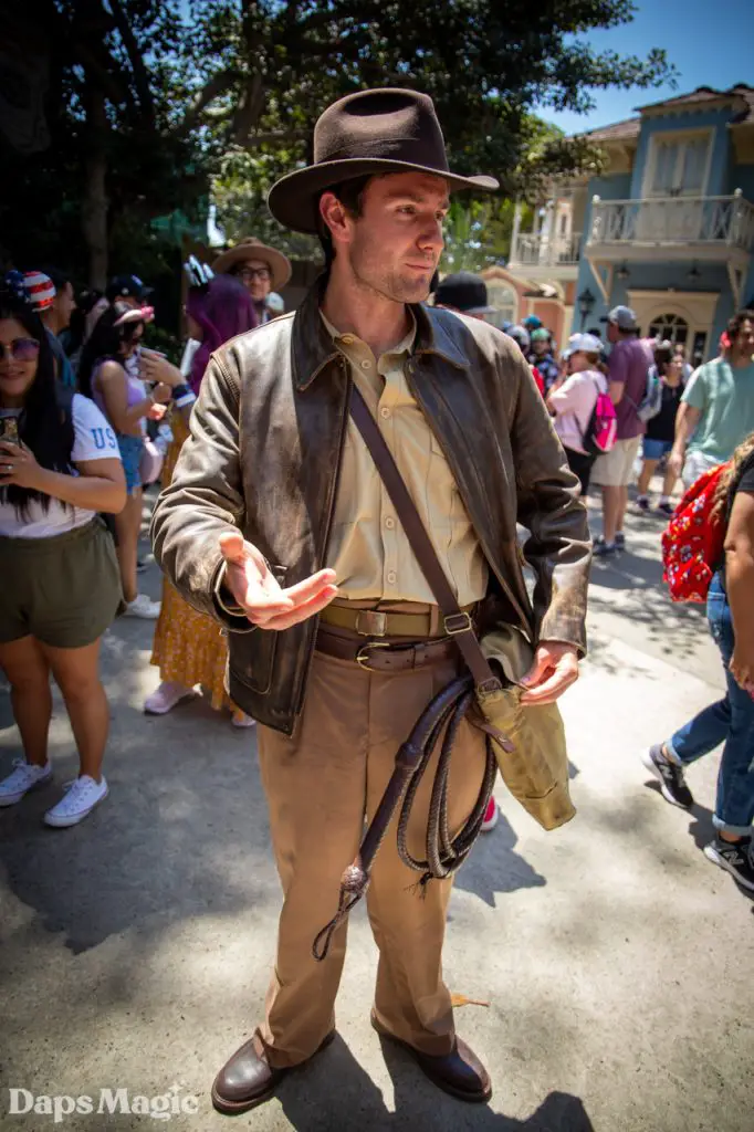 Indiana Jones Returns to Disneyland