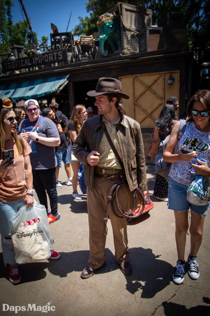 Indiana Jones Returns to Disneyland