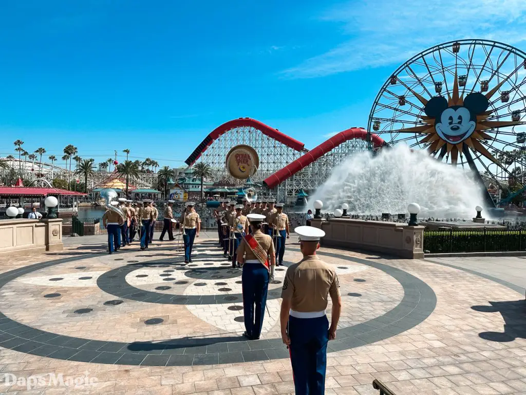 Toes Get Tapping as the 1st Division Marine Band Helps Disney ...