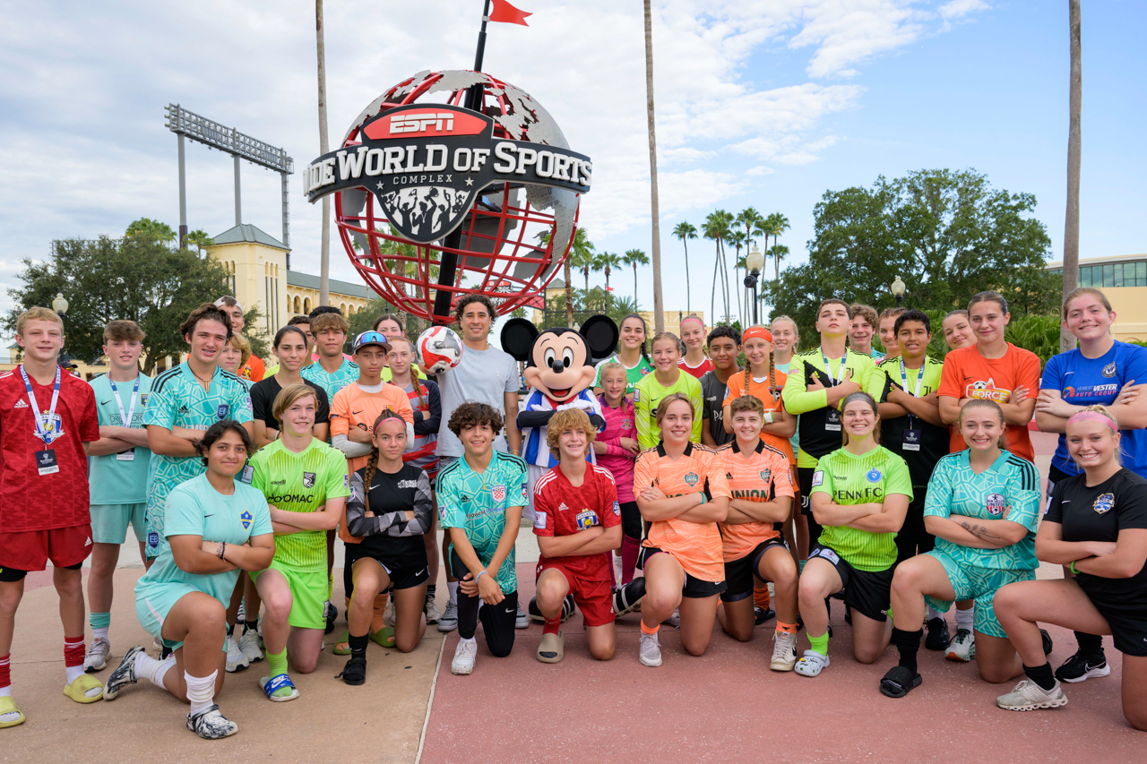 Mexican World Cup Star Unites with Mickey Mouse to Surprise Soccer ...