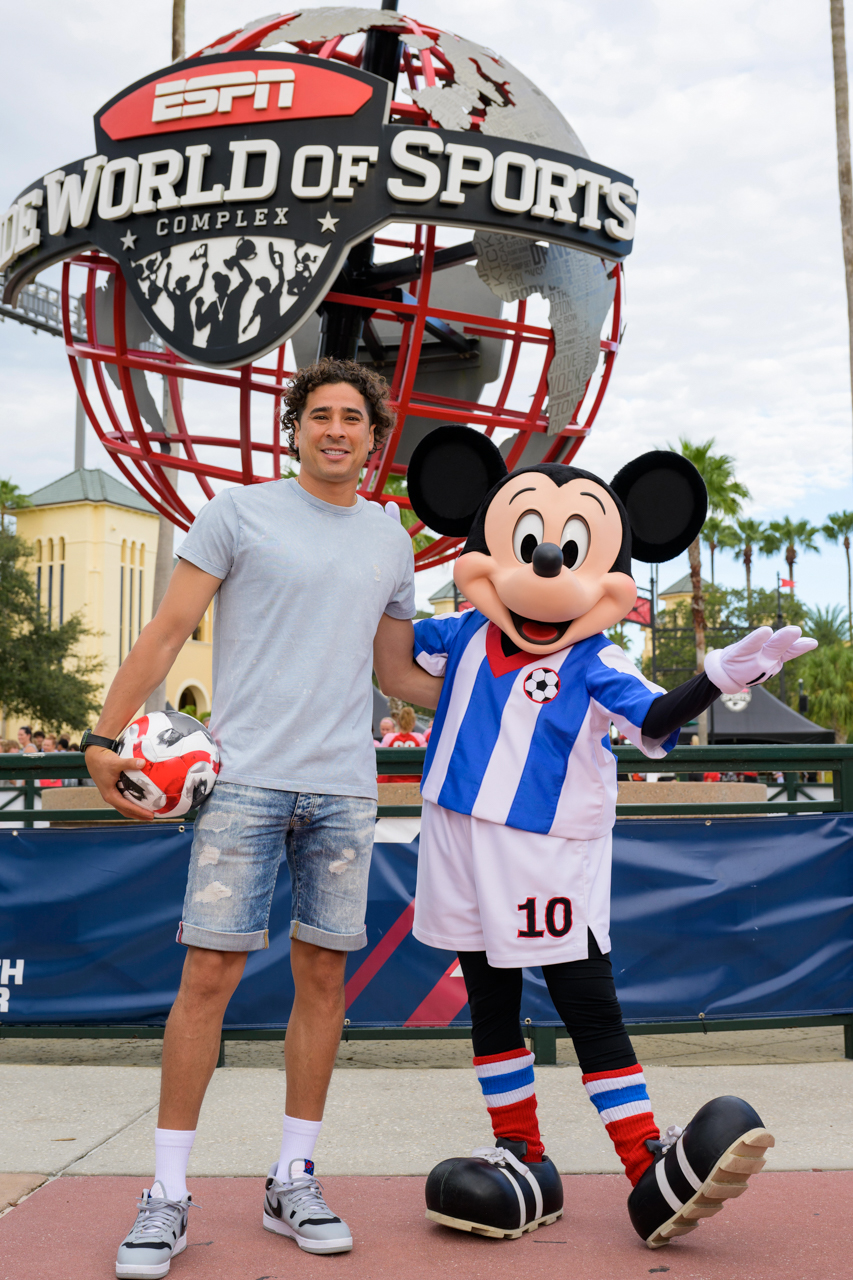 Mexican World Cup Star Unites with Mickey Mouse to Surprise Soccer ...