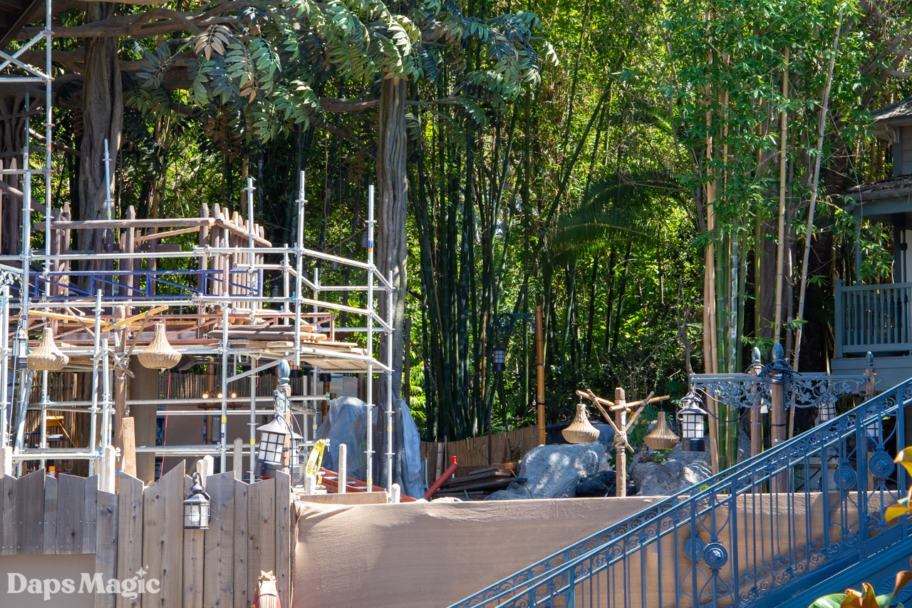 Work Continues on Adventureland Treehouse at Disneyland